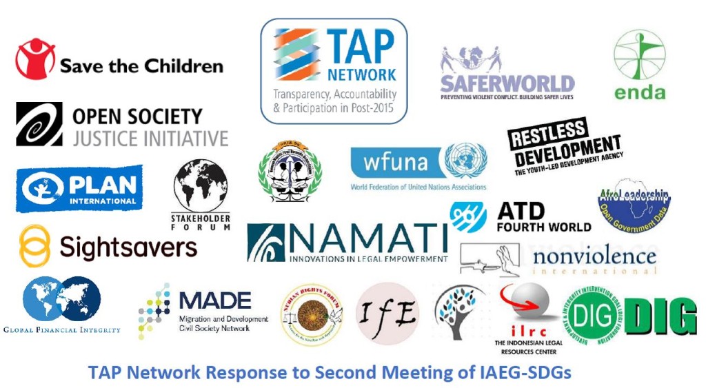 SDG (Goal 16) Indicators - TAP Network