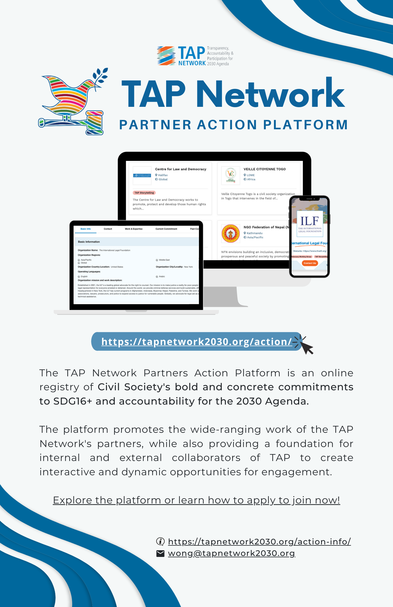 Partner Action Platform Flyer - TAP Network